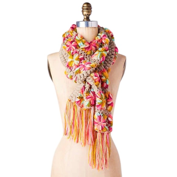 Sundance | Accessories | Nirvanna For Sundance Rustic Blossoms Handknit ...